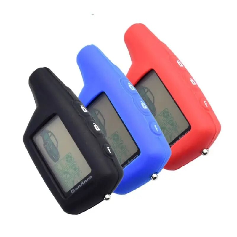 Пульт дистанционного управления DXL3000 с ЖК-дисплеем и силиконовым резьбовым корпусом для русской двусторонней автомобильной сигнализации, брелок PANDORA DXL3000