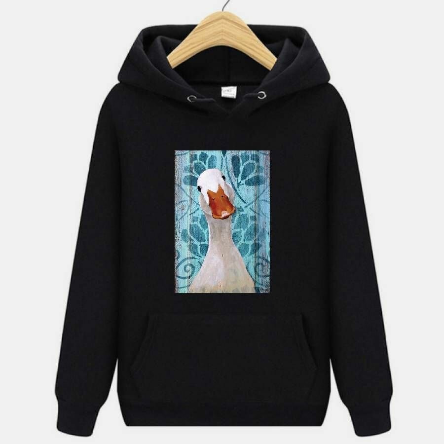 Термотрансфер "Гусь" 20х13, наклейка на одежду