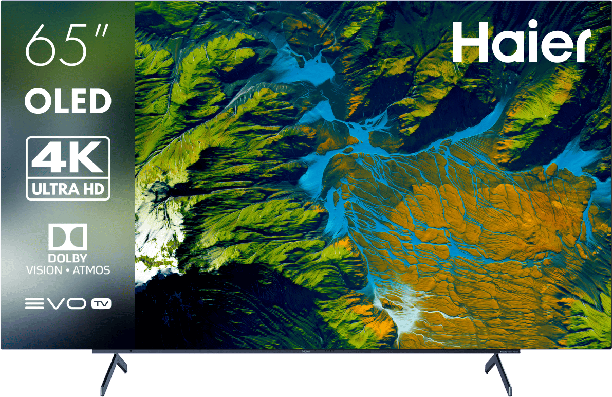 Телевизор Haier 65 OLED S9 Smart TV 4K UHD 3840 x 2160, Android TV 11, Wi-Fi 5 ГГц, 60Гц, HDR-Dolby Vision