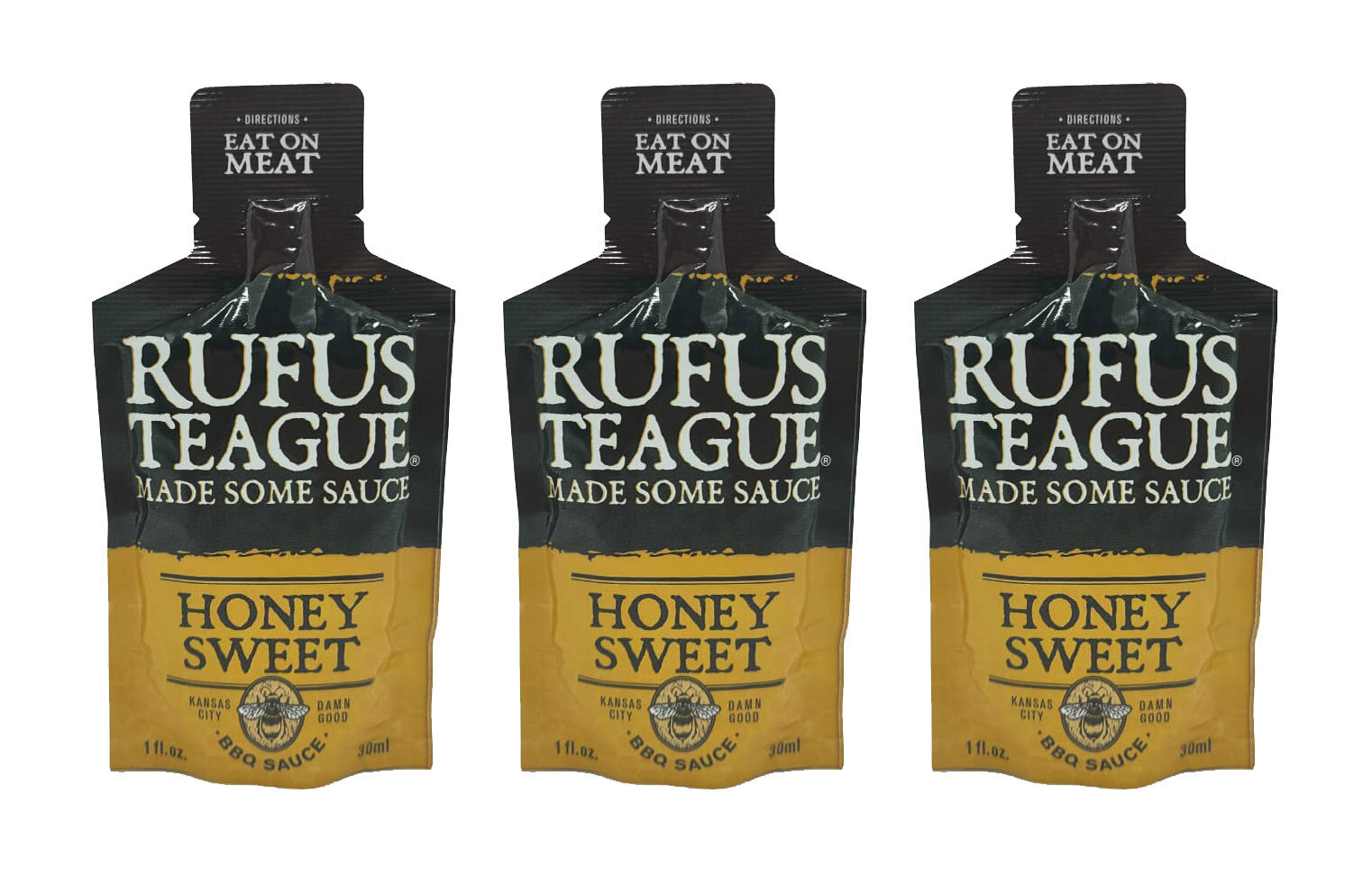 RUFUS Соус томатный Rufus Teague HONEY SWEET (Медово-сладкий 30мл), набор 3 шт