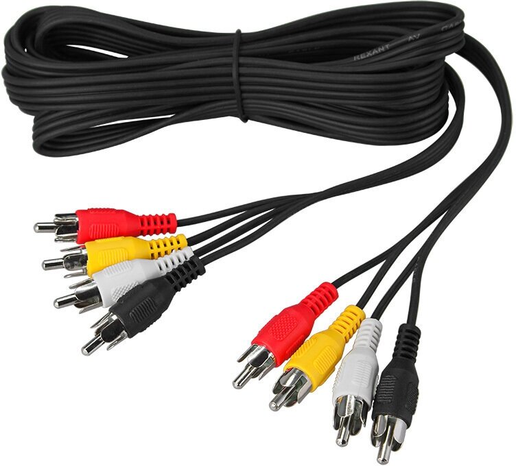 Шнур 4х4 RCA 5м REXANT