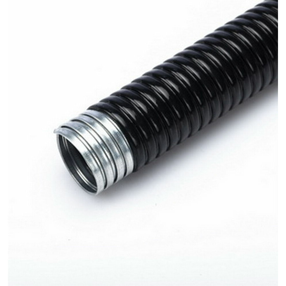 Металлорукав в ПВХ изоляции RUICHI МРПИ-22 бухта 50м 114487 прочной конструкции