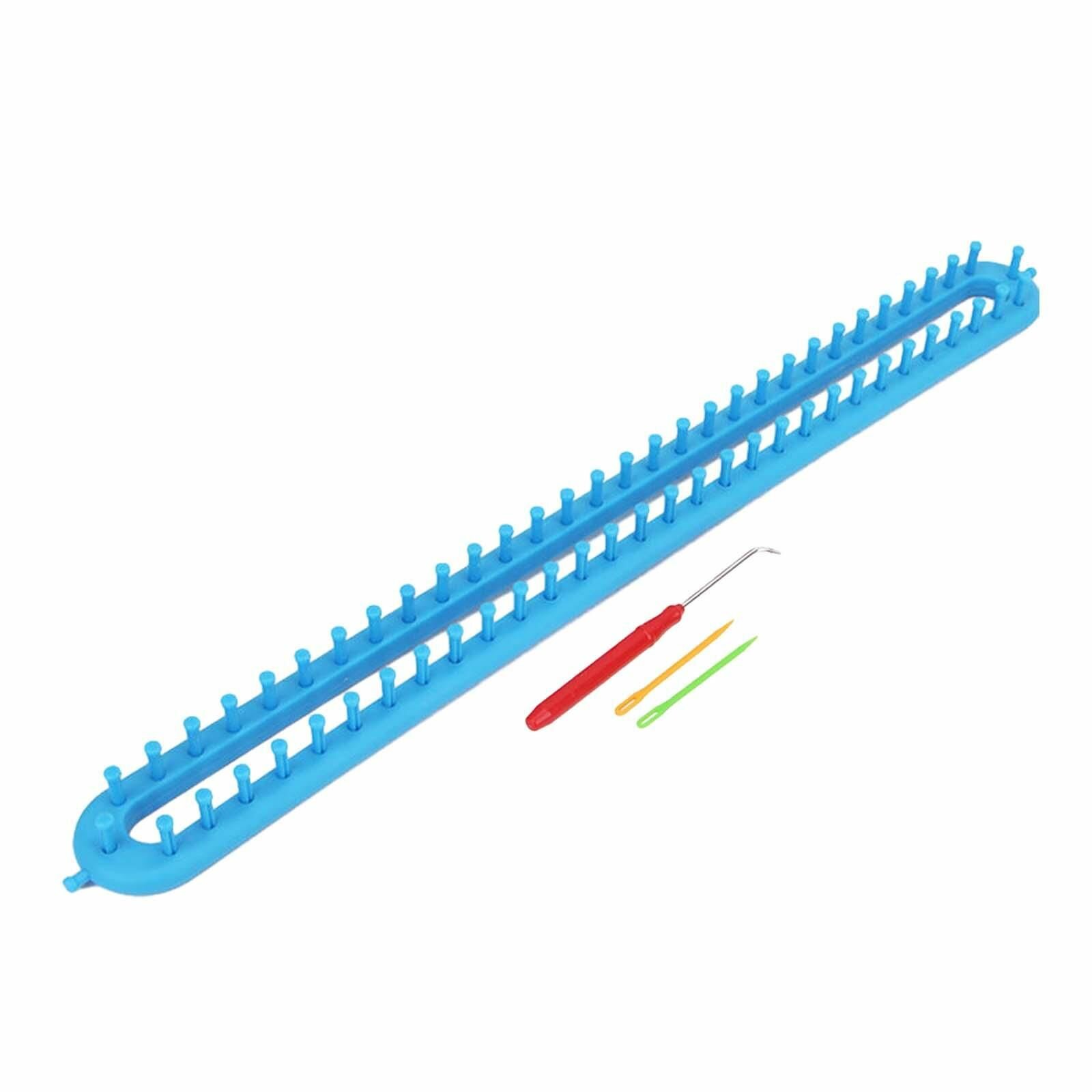 Набор для вязания на луме, портативный пластиковый станок, длина 58 см, для носков, шапок и шарфов, для начинающих