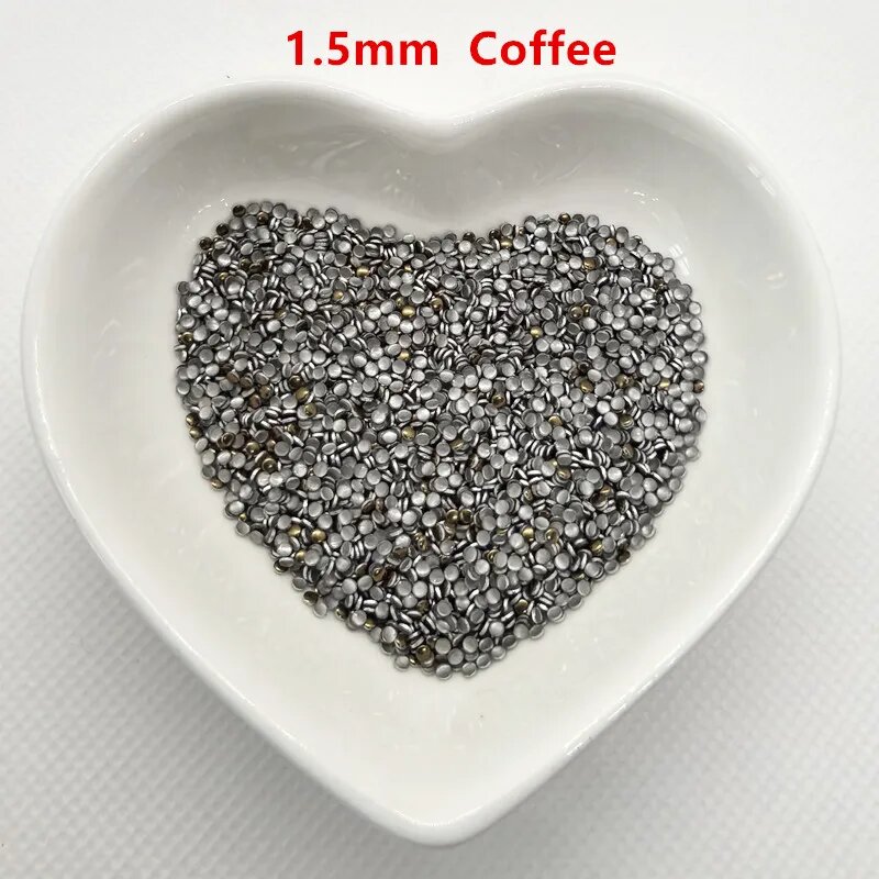 Металлические гвоздики для декорирования 1.5 мм 144 шт. Античная медь