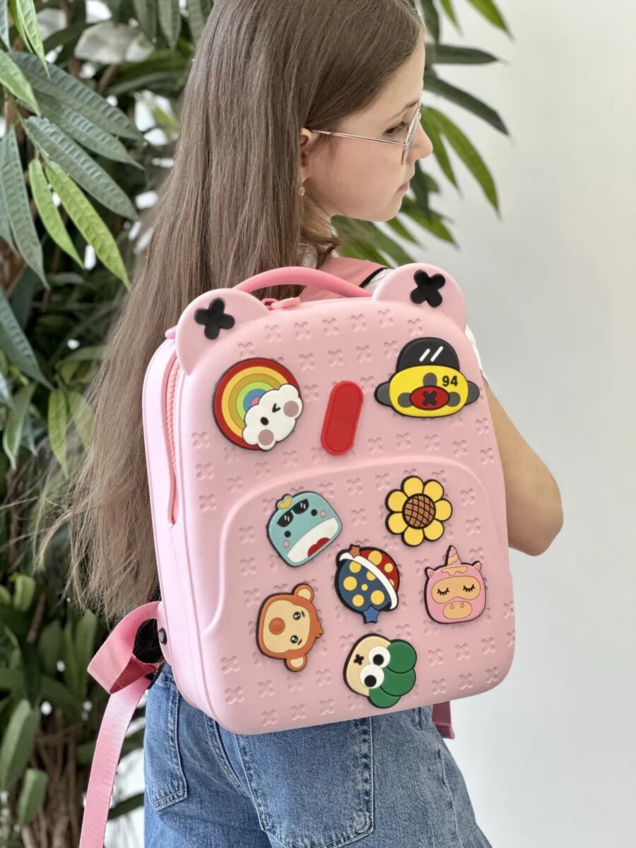 Непромокаемыйрюкзак со стикерамив девочке , сумка в бассейн в путешествие