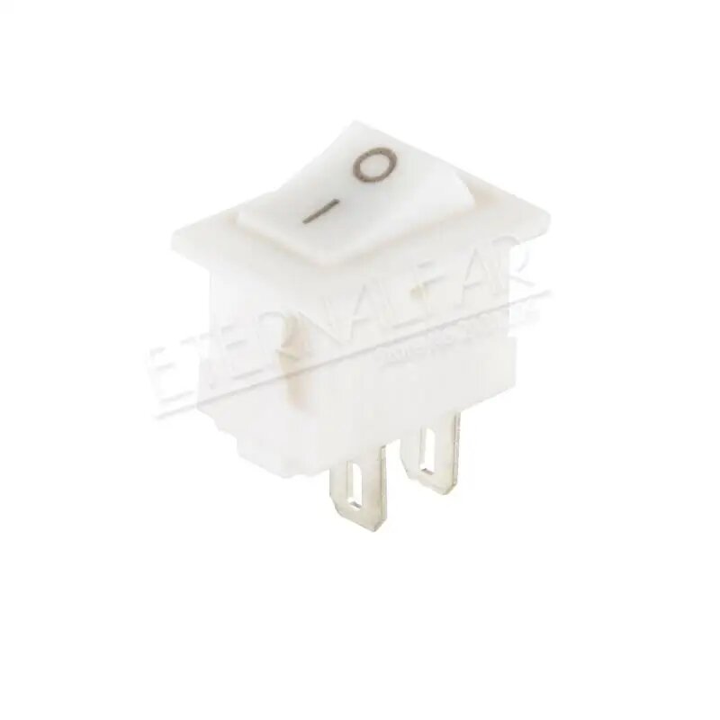 Переключатель ETERNALFAR KCD11-White-2J2D, 10x15 мм