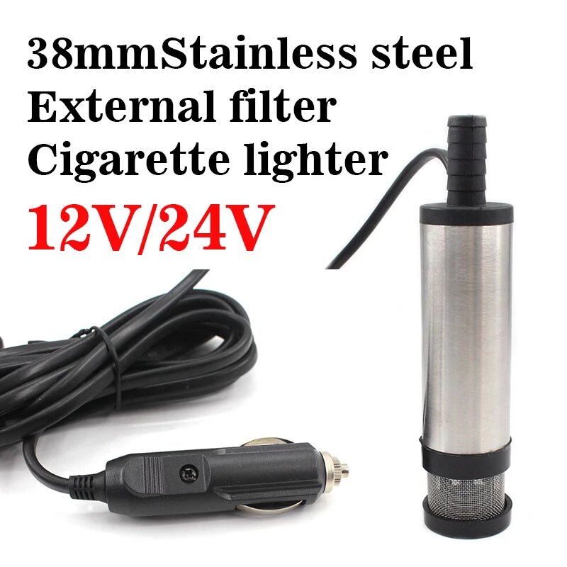 Дизельный насос 12V/24V, нержавеющая сталь