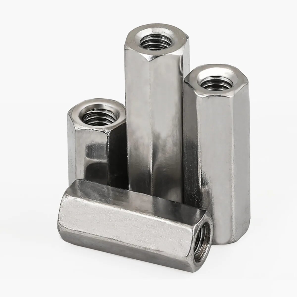 GooBetter Нержавеющие шестигранные гайки с правой и левой резьбой М12-М20 M12x60 (S19)