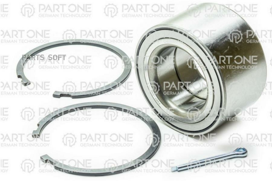 Подшипник ступичный front, NISSAN ALTIMA 02-06, MAXIMA 00-08, X-TRAIL 05-06, INFINITI I30 00-01, I35 02-04 PART-ONE 1BK205 | цена за 1 шт