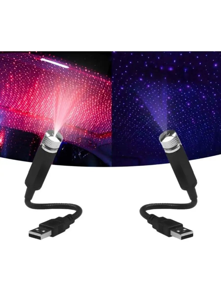 Мини светодиодный светильник звездное небо набор из 2 штук