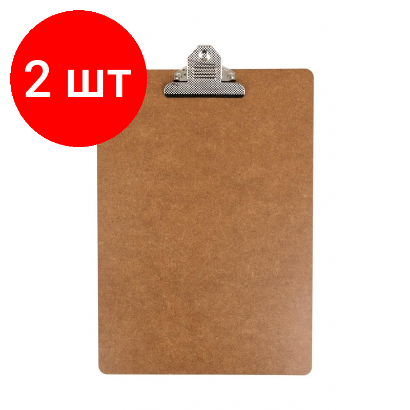 Комплект 2 штук, Папка-планшет Attache A4 HDF 230х326 бабочка