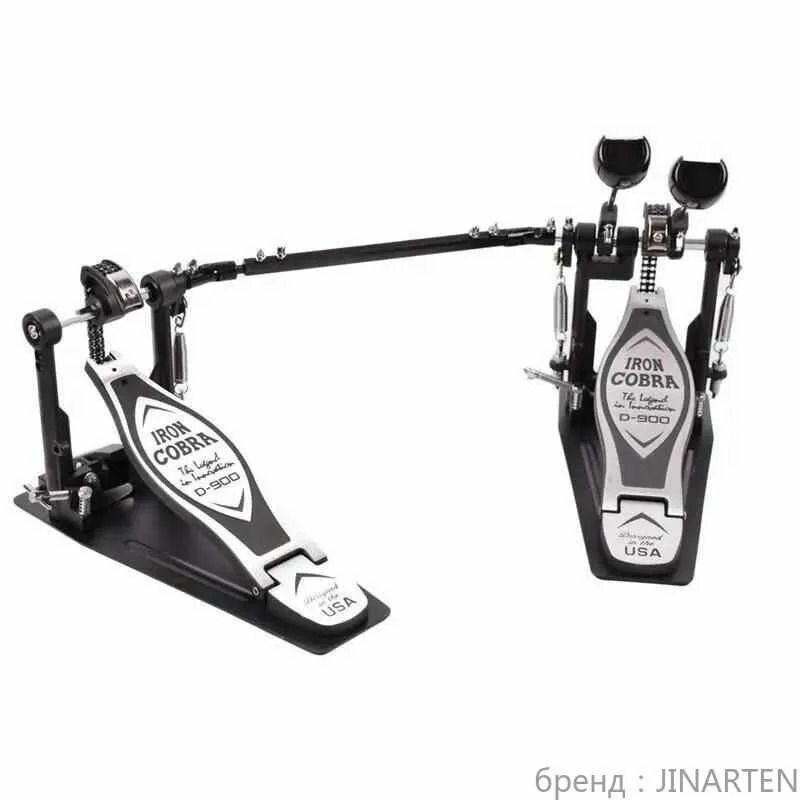 Педаль двойная Кардан для бас барабана IRON COBRA BIBOLO