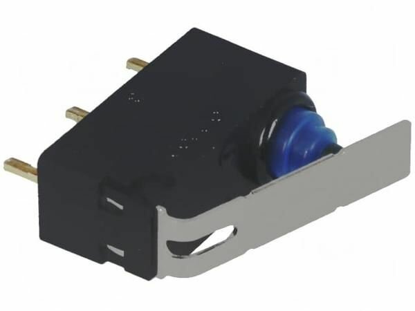 Переключатель конфигурационный OMRON D2HWA261D на плату, микропереключатель герметичный включения / выключения, рычаг, SPDT, общего назначения / автомобильный