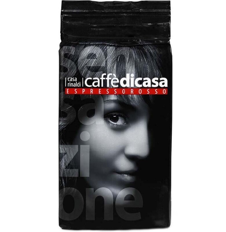 Кофе Casa Rinaldi жареный Эспрессо молотый "Красный" /вакуум/ 250г