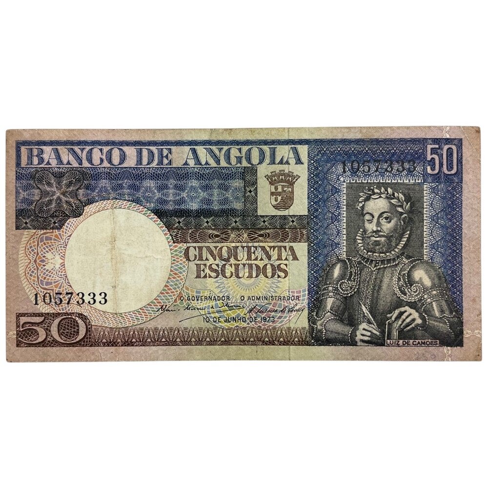 Ангола 50 эскудо 1973 г. (Серия 1O)
