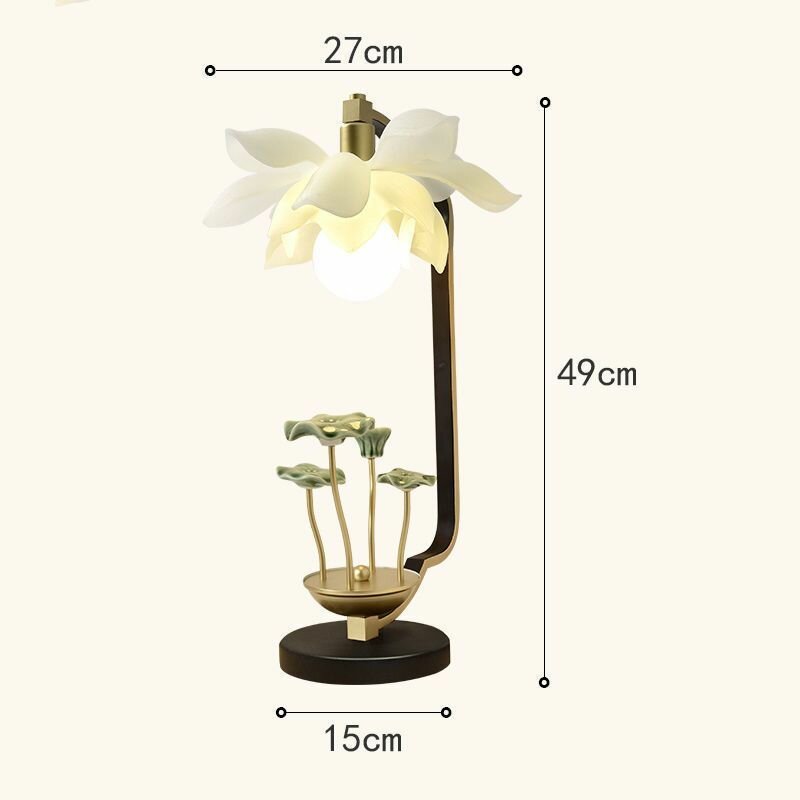 Китайская креативная настольная лампа lotus, ночник для украшения спальни