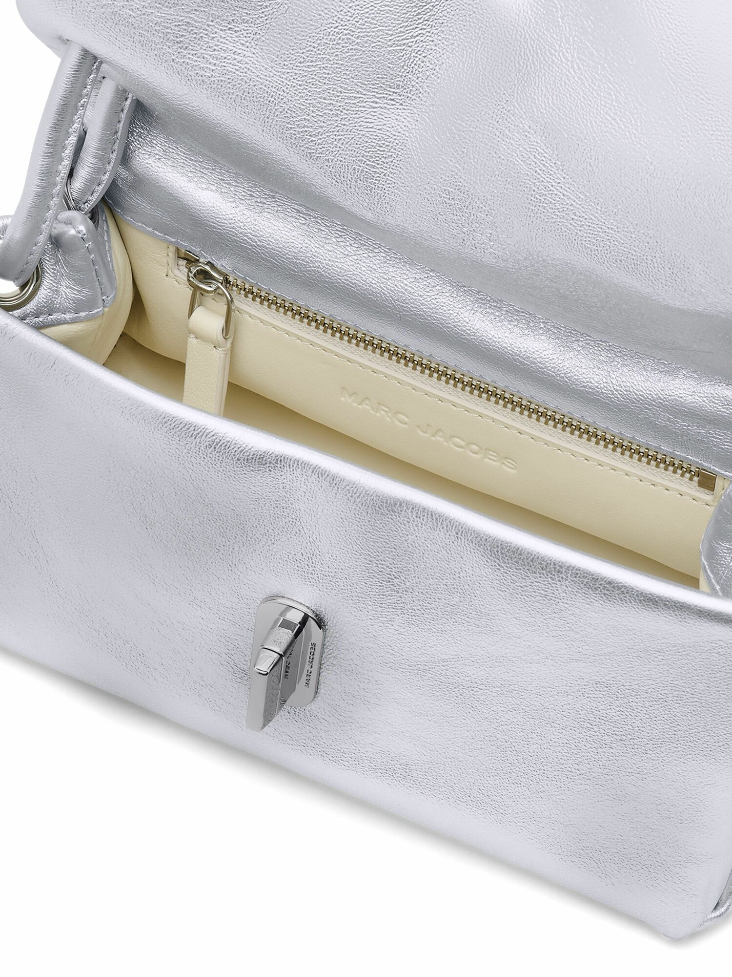 Сумка MARC JACOBS The Metallic Dual, Silver — фото 1
