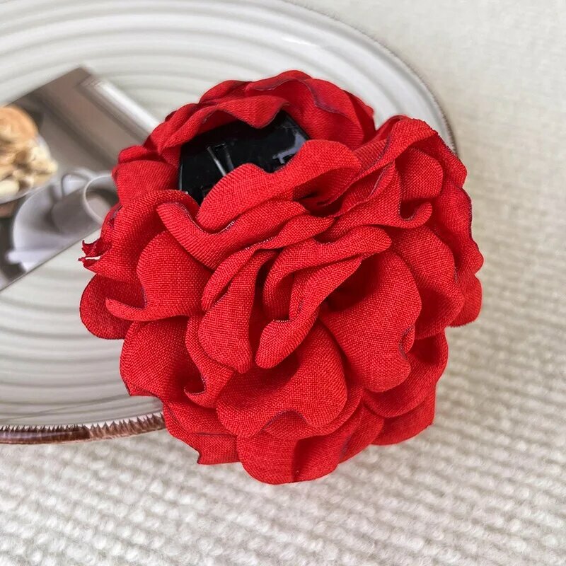 Женские заколки-крабы с розами Красный, 05 Red Flower