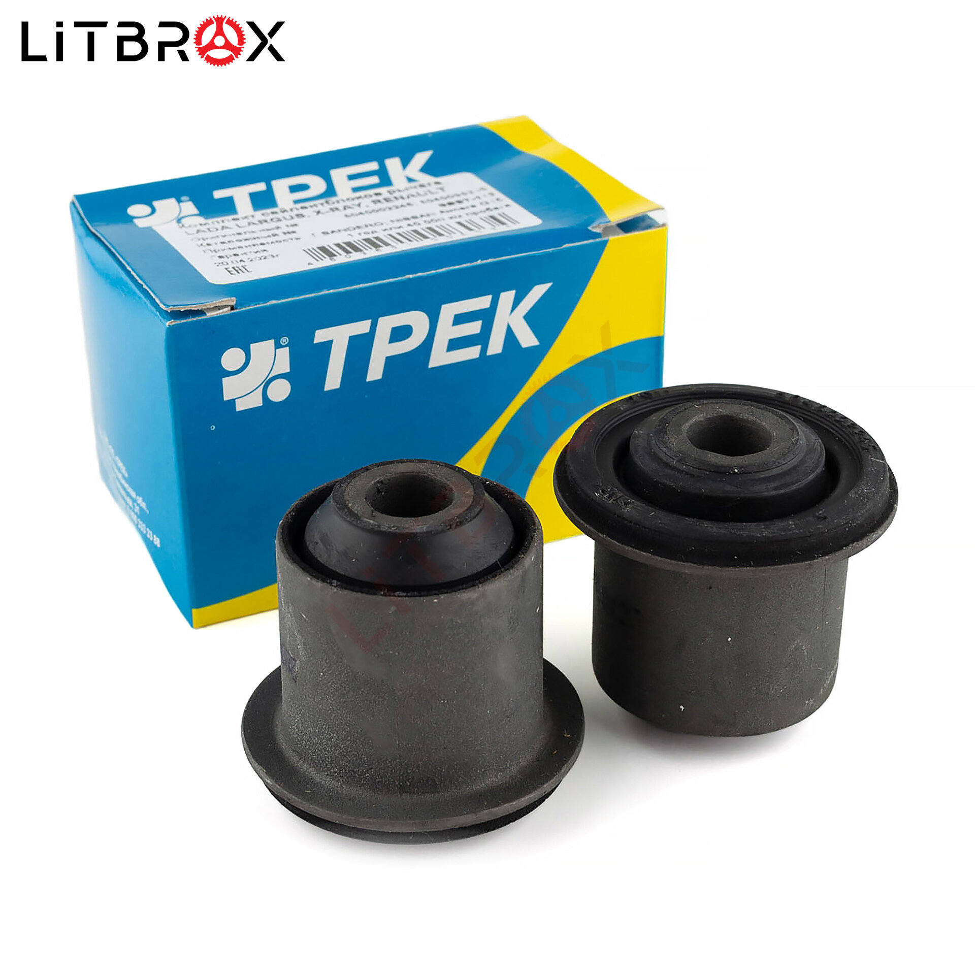 Сайлентблоки переднего рычага (к-т. 2 шт.) Трек "классика" ВАЗ LADA Largus, Xray, Renault Logan, Sandero, Nissan Almera G15 / SBST-113 / 6040002245