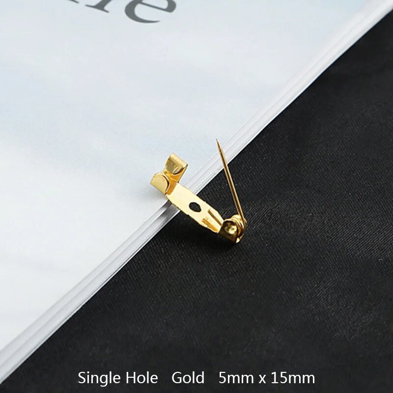 Пустая основа для броши, булавки «сделай сам», зажимы для безопасной броши, булавки, аксессуары для изготовления ювелирных изделий, 10 шт./набор, 15 мм/20 мм/25 мм/30 мм/35 мм