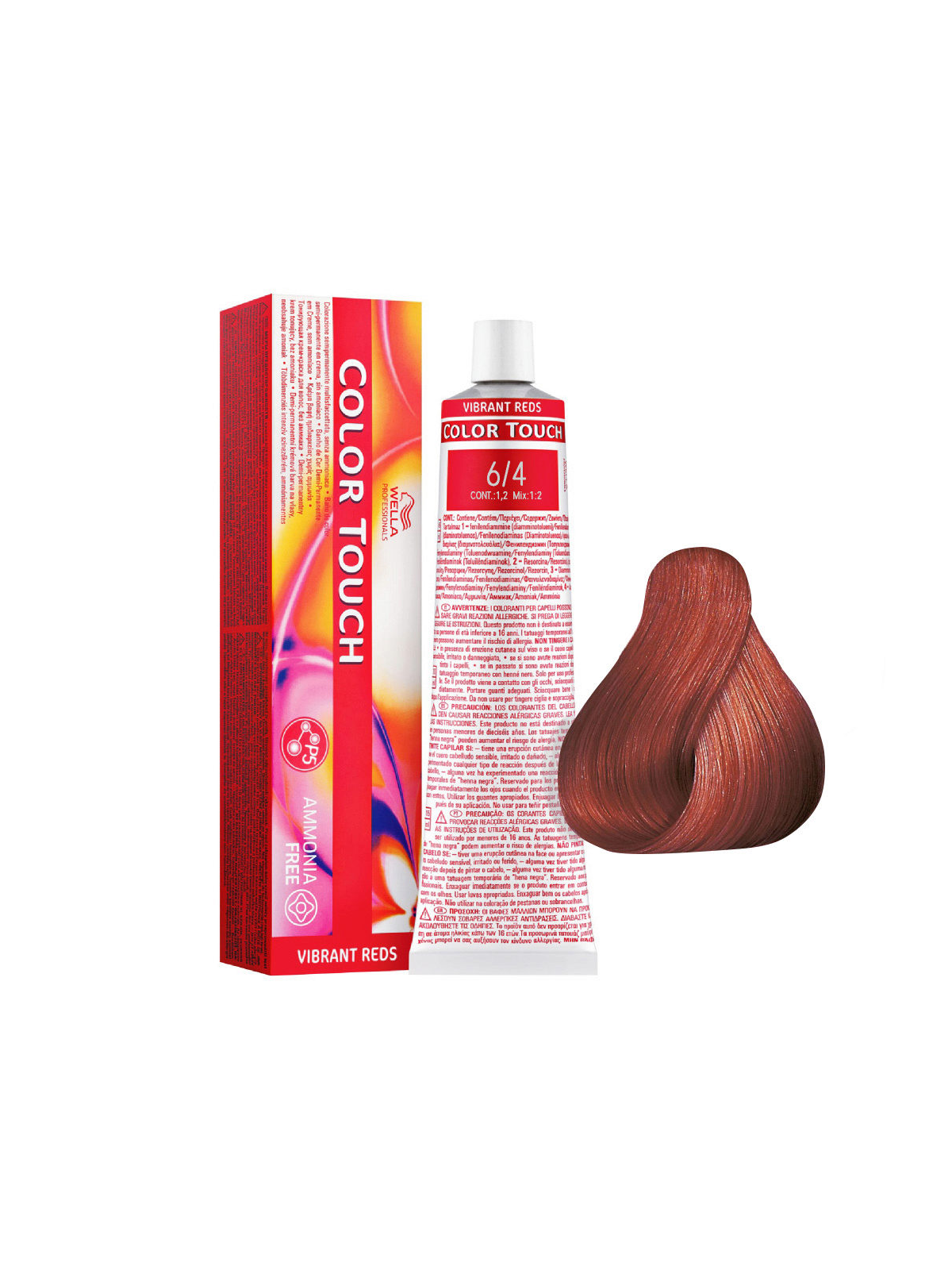 Wella Color Touch 6/4 - Тонирующая краска без аммиака темный блонд медный 60 мл