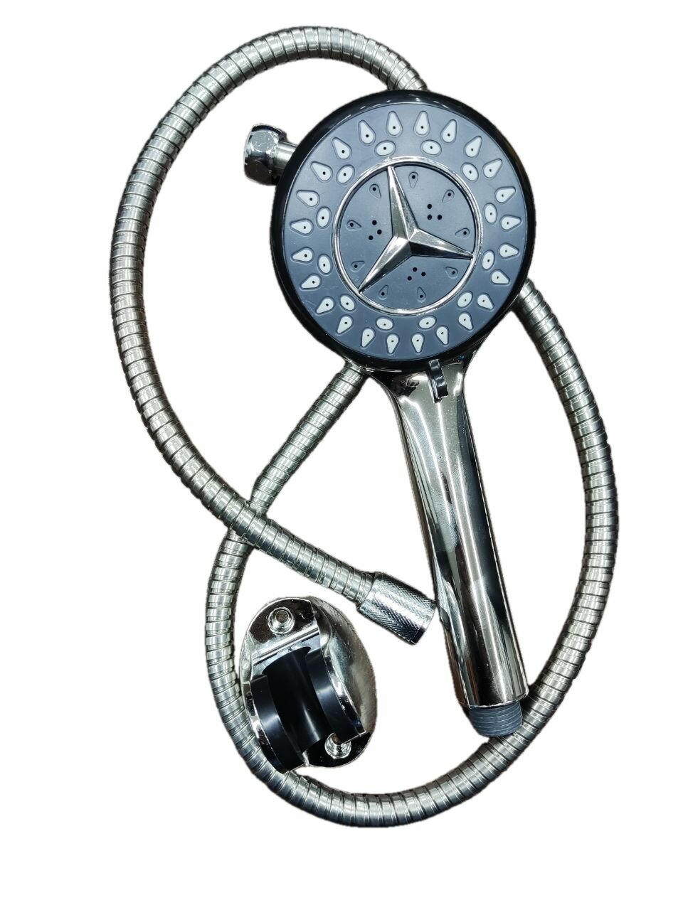 Набор Лейка для душа (3 режима) со шлангом и держателем vk-2012