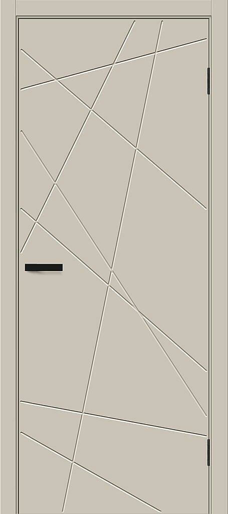 Дверь Граффити-5ДП Cream Silk Браво 200*70