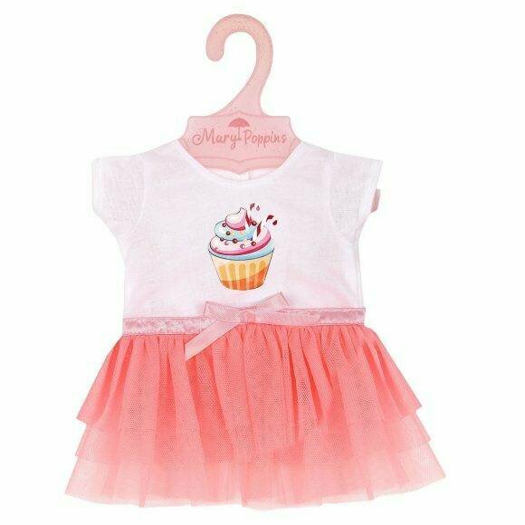Одежда для куклы Mary Poppins Пирожное, 38-43 см, футболка и юбочка 452153