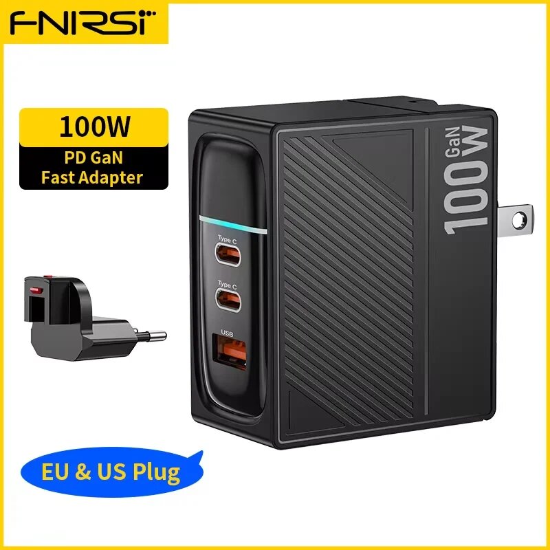 Набор аксессуаров для паяльников FNIRSI HS-02 100W PD GaN Adapter