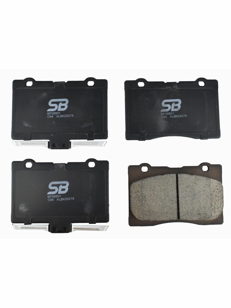 Колодки тормозные дисковые передние для а/м HONDA Legend; ACURA RL, SB NAGAMOCHI BP28801