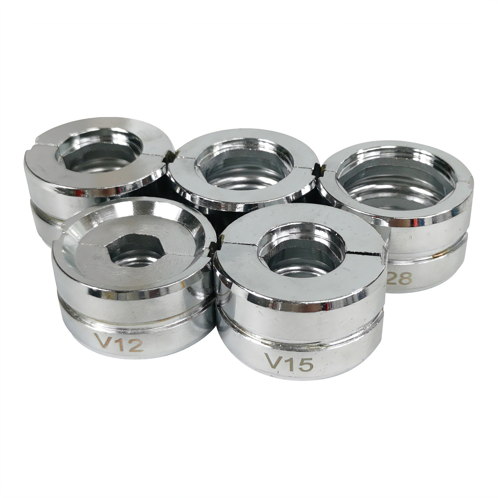 Вкладыши матрицы насадки универсальные для пресс клещей обжимной инструмент профиль V