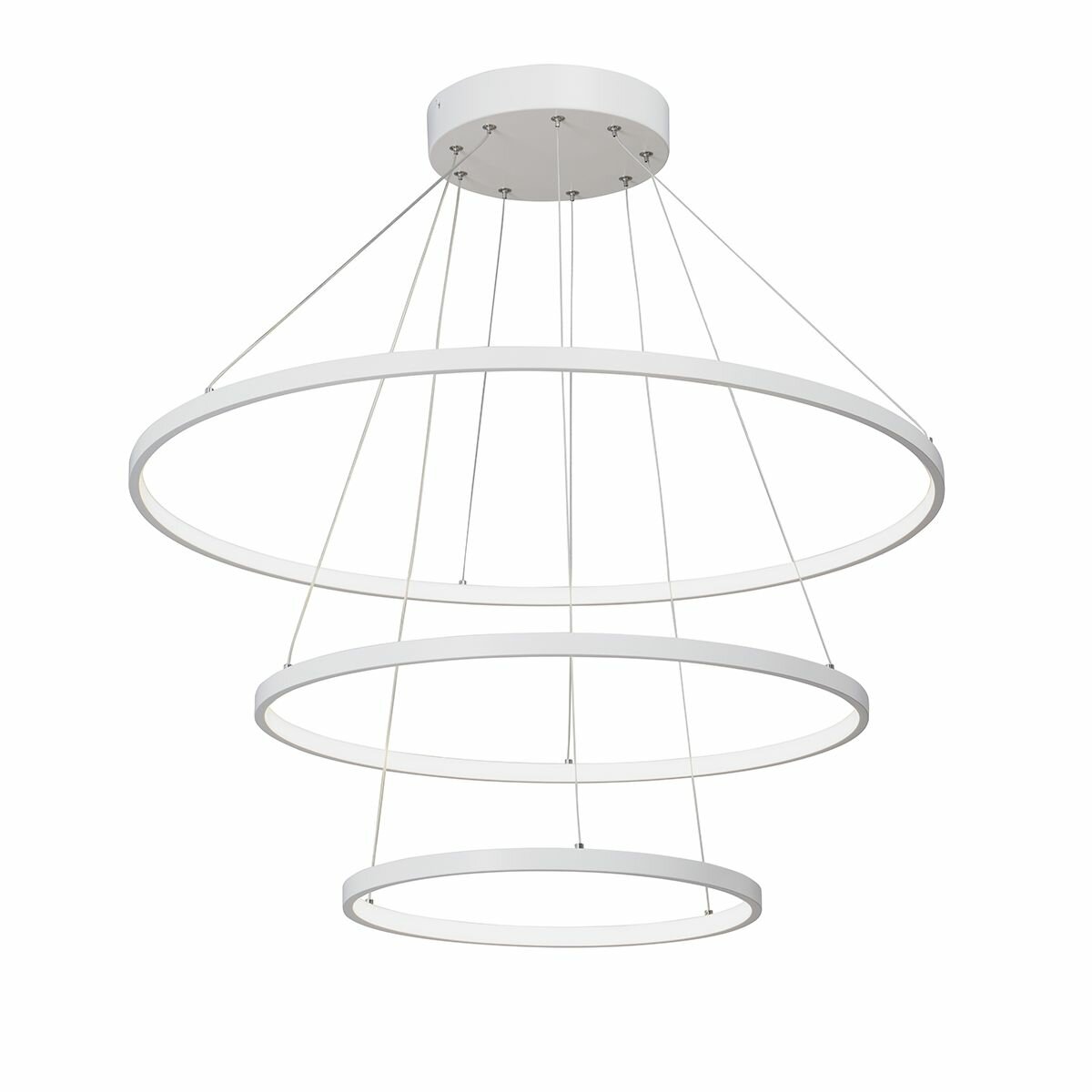 Люстра Vitaluce V4600-0/3S 118W, LED, цоколь LED, белый матовый %распродажа!%