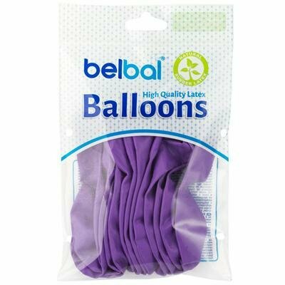Воздушные шары Веселая затея "Пастель", Lavender, 14 дюймов, 12 шт