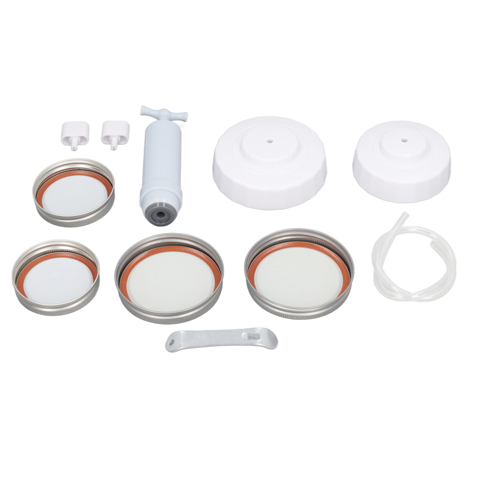 Комплект вакуумного упаковщика Mason Jar, аксессуар для вакуумной герметизации банки с крышкой для шланга, ручной портативный вакуумный насос