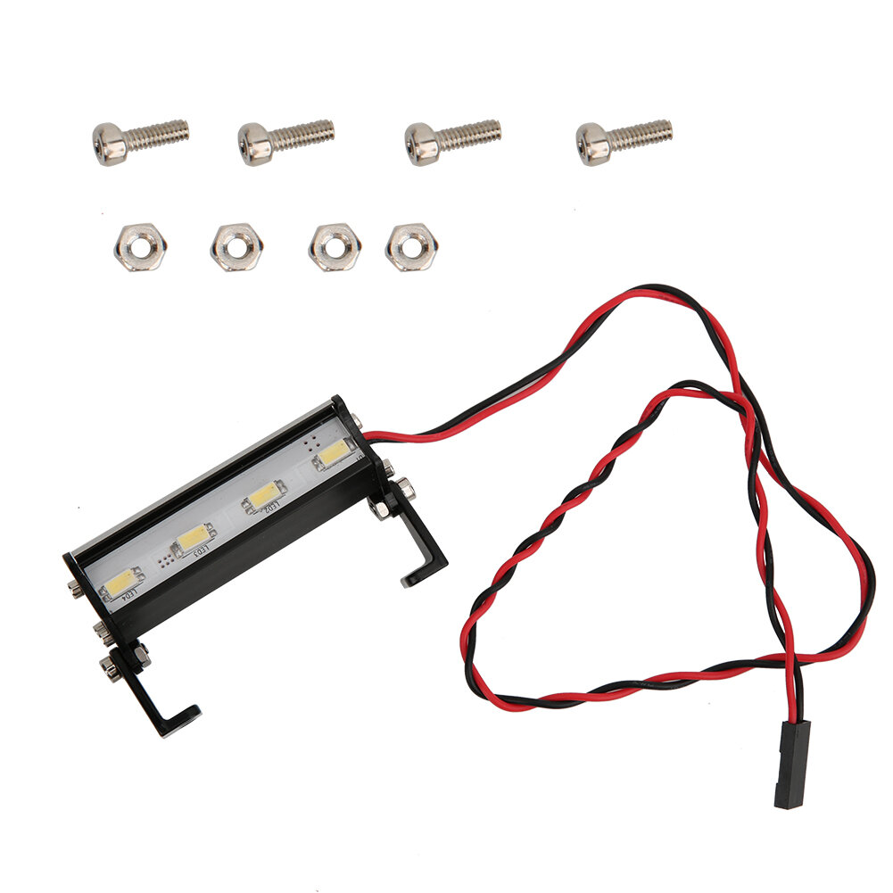RC 4LED супер яркий потолочный светильник 55 мм световая панель для Traxxas 1/16 Teton 1/16 Summit 1/16 E Revo