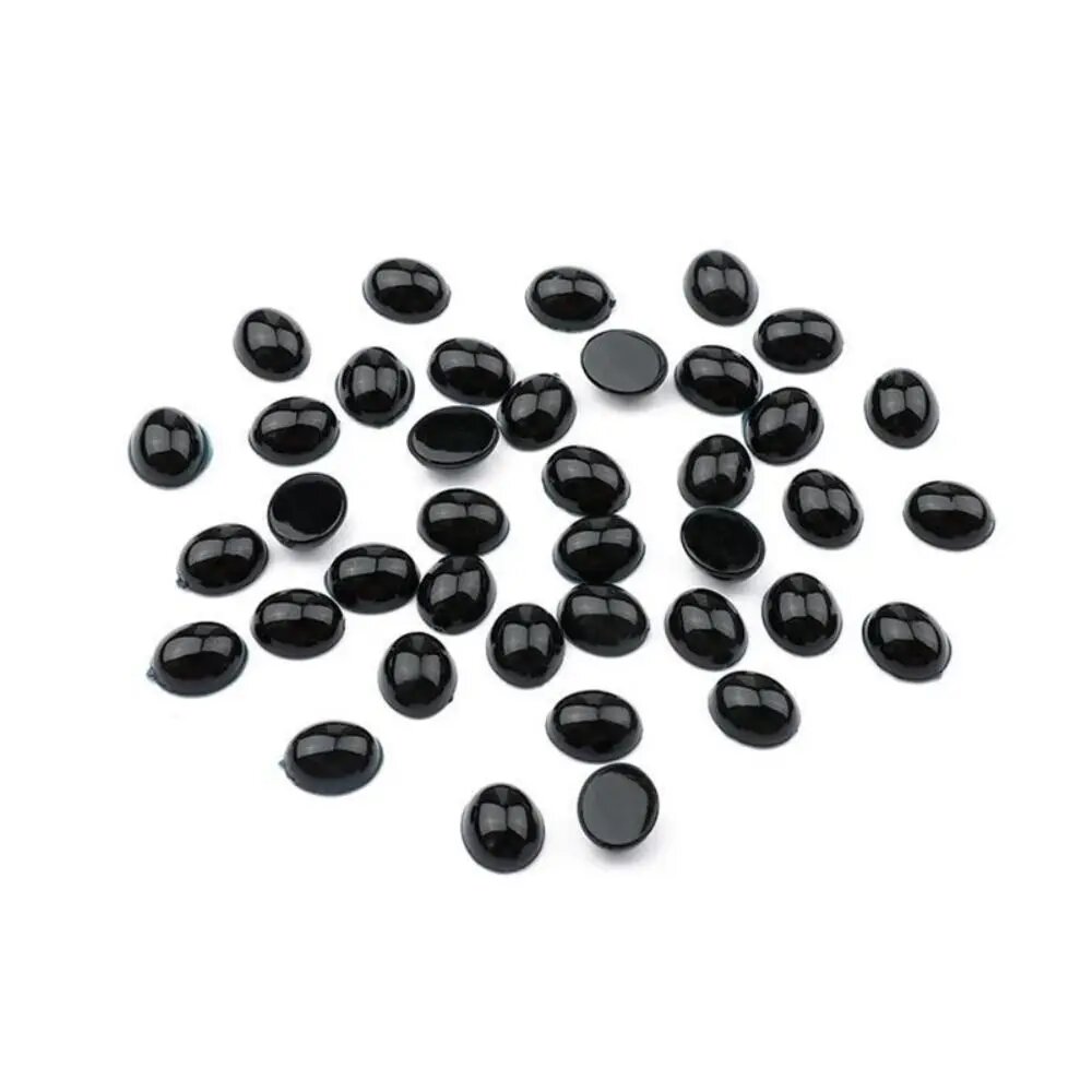 DIY акриловые глаза и носики для кукол 20-500 шт. 8x10mm-Oval 30Pcs