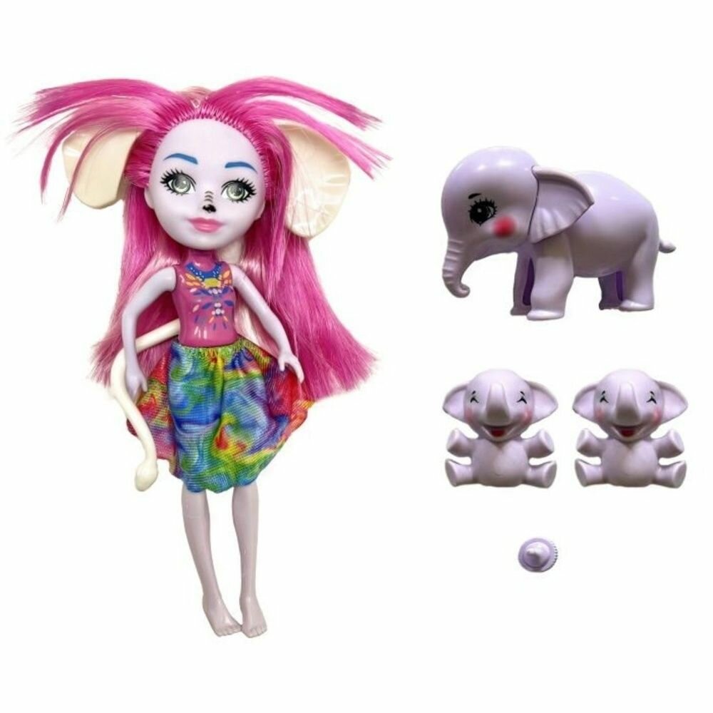 Кукла 1Toy Лесные Феи, со слоником 16 см (Т24022)