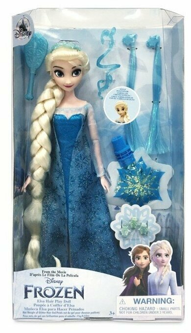Кукла Дисней Холодное сердце Эльза с набором аксессуаров 30см
