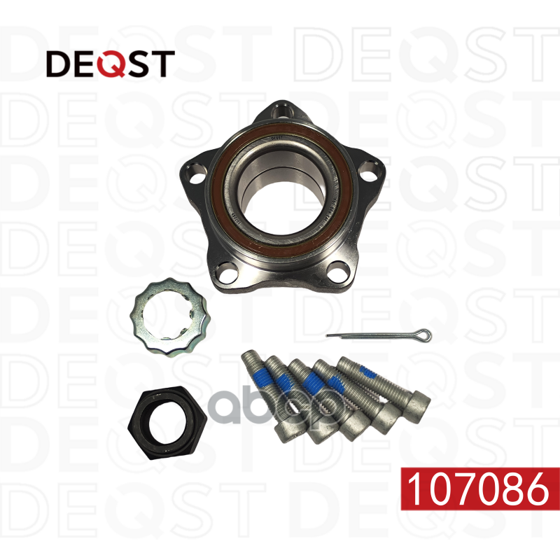 Ступица переднего колеса с подшипником FORD TRANSIT 04.2006- DEQST^107086 DEQST арт. 107086