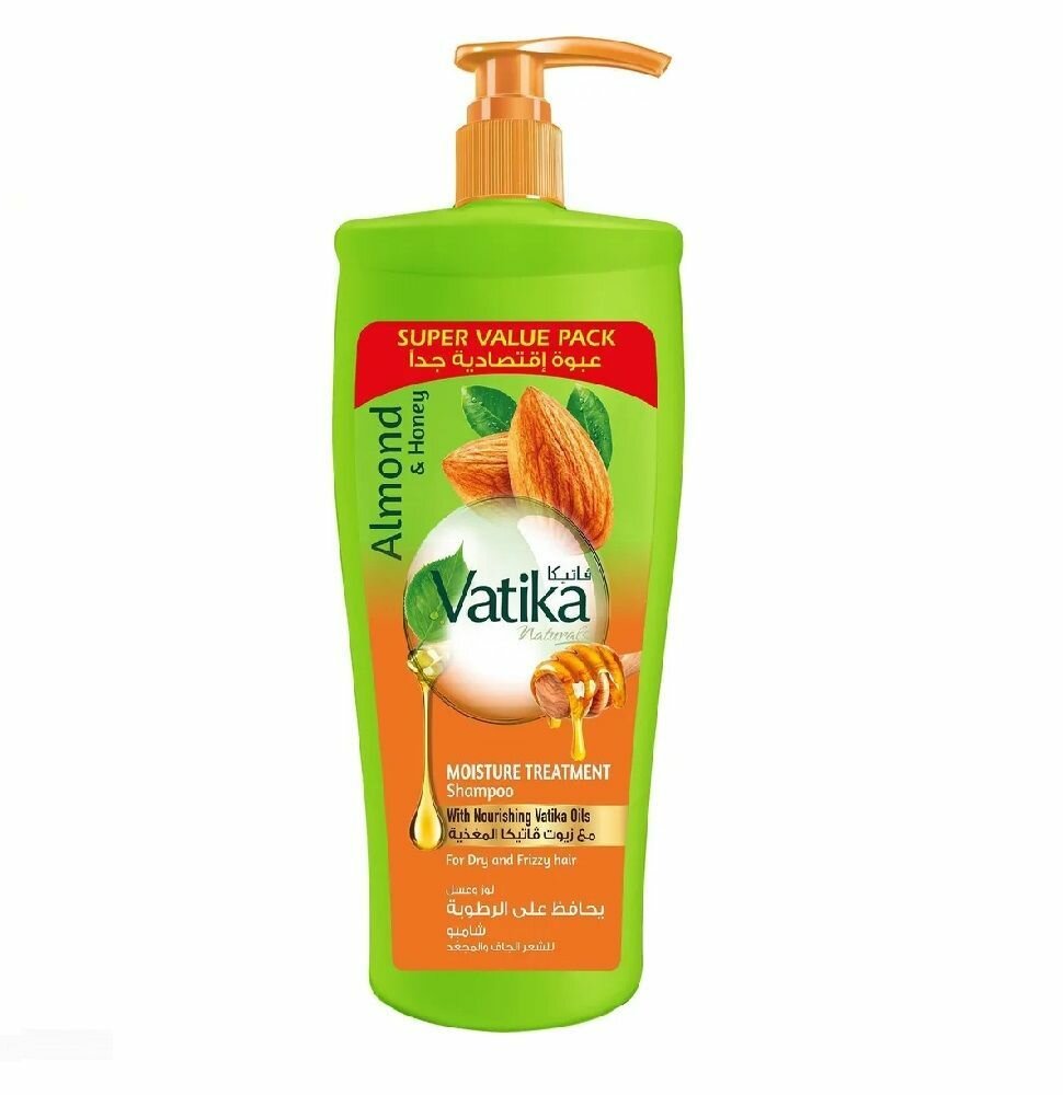 Dabur Vatika Шампунь Миндаль и мед увлажняющий / Moisture Treatment / Дабур Ватика, 600 мл