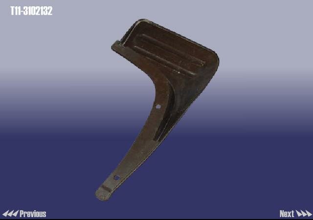 Брызговик задний правый Vortex Tingo T11-3102132PF