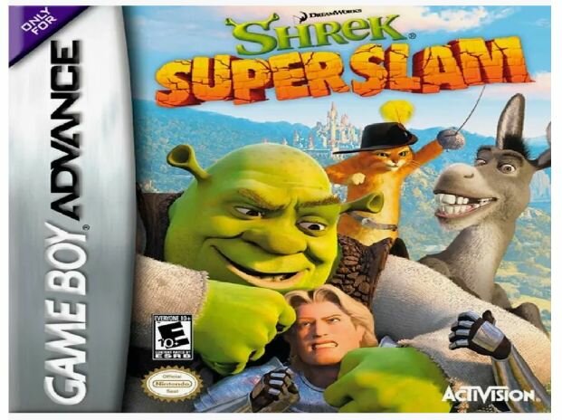 Игровой картридж Shrek Super slam GBA, рус. версия (Platinum) (64M)