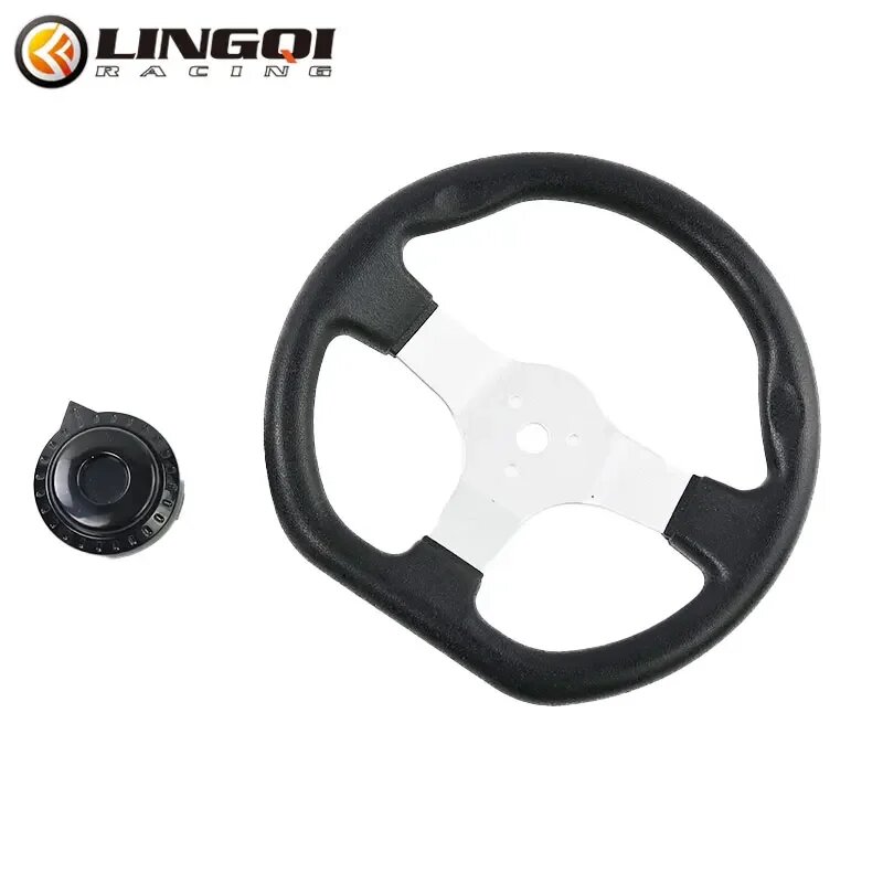 Запчасти для мотоциклов, инструменты 240 мм, 270 мм, 275 мм, 300 мм, 320 мм, 330 мм, 350 мм, рулевое колесо в сборе для картинга, Dune Buggy, Quad Karting Черный, 270mm