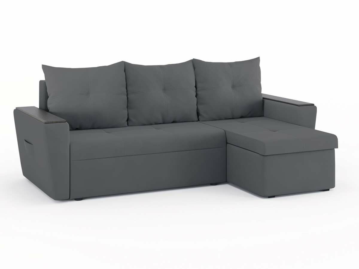 Угловой диван Дубай Майами Велюр Зара Грей 18