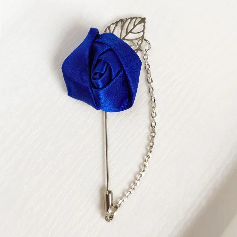 Бутоньерка из полиэстера Синий, boutonniere 2