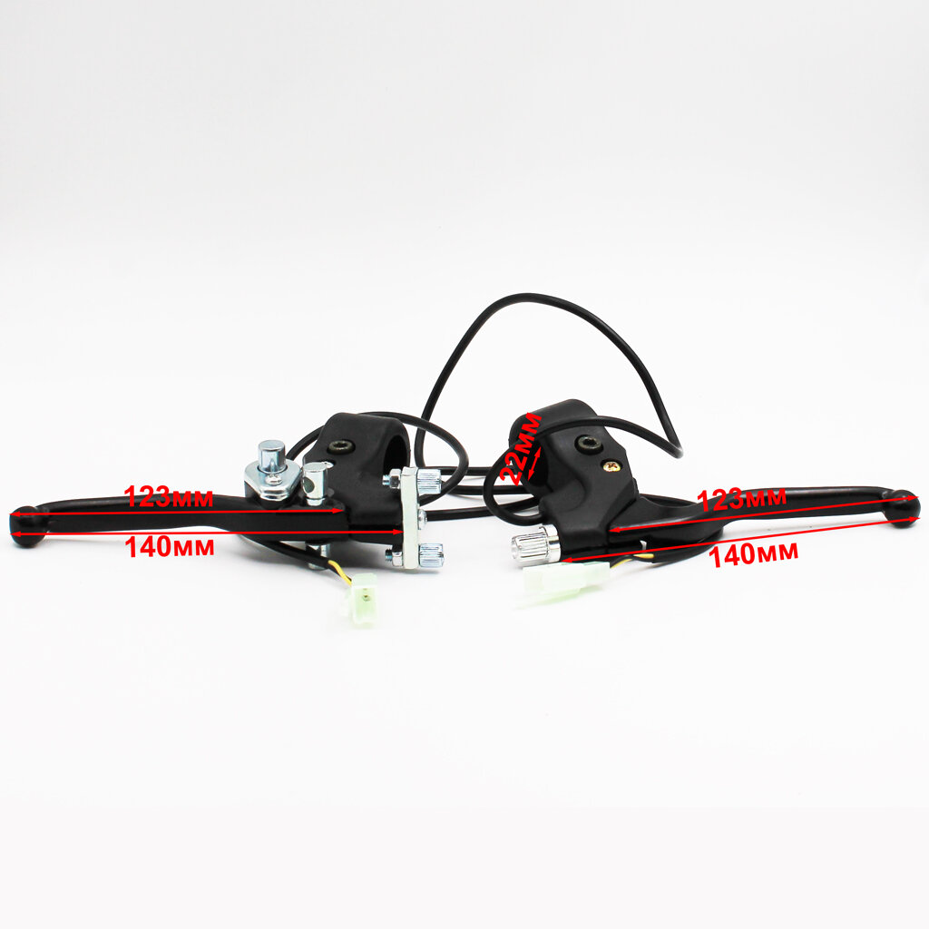 Ручка тормоза правая / левая детского квадроцикла с проводкой (для бензиновых 49 куб и электрических)