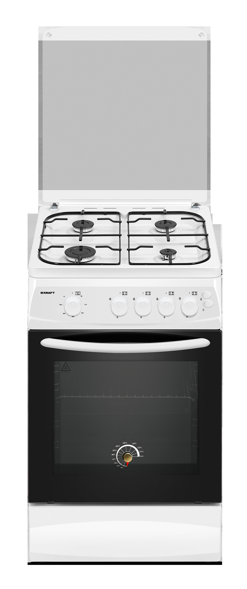 Газовая плита Kraft KF-FSK5404AGWG белый