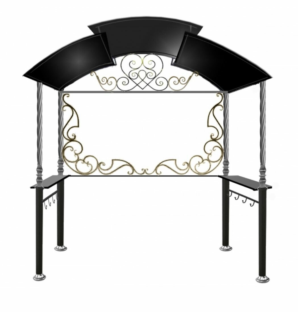 Навес для дачи Элит