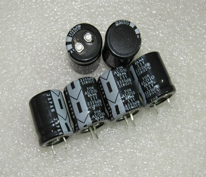 ELNA FOR AUDIO 35V3300UF Аудио Наушники Фильтр Конденсатор 1шт цена