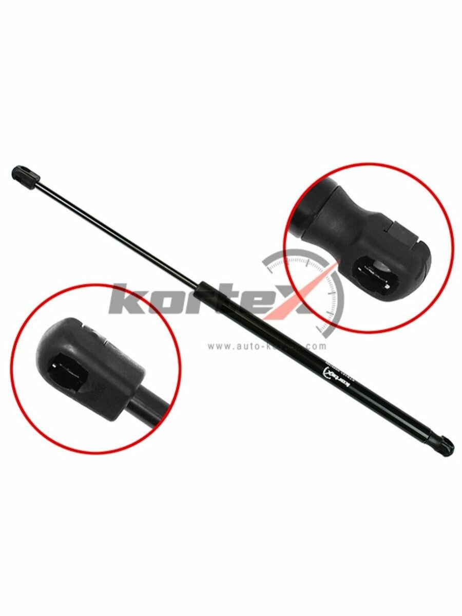 Амортизатор багажника Kortex KTB121, для Skoda Superb, задний, металл, черный